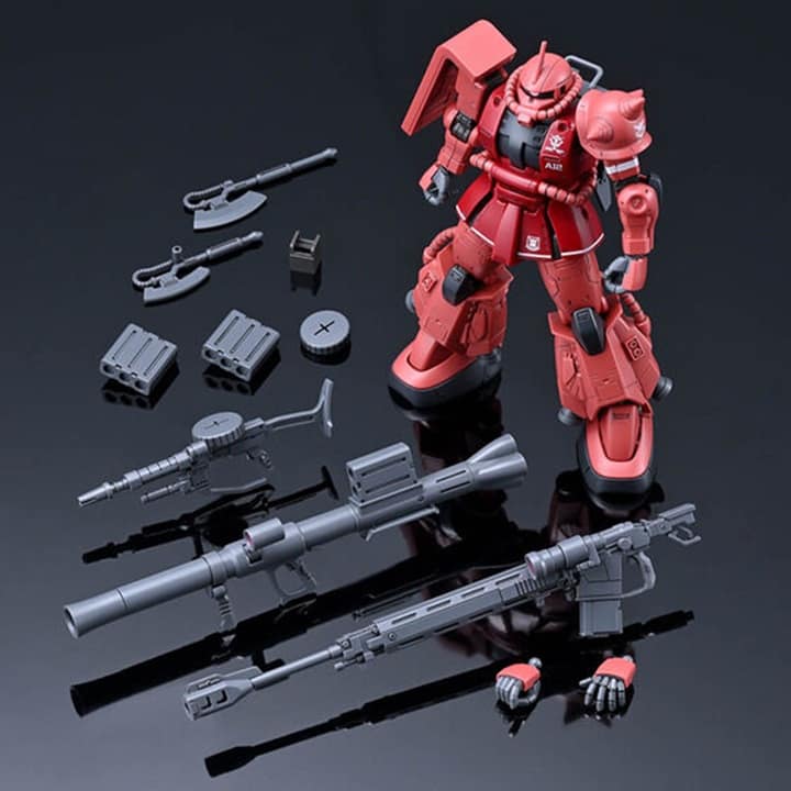 1/144 HG Zaku II Char High Mobility Type (Char Aznable Custom ...
