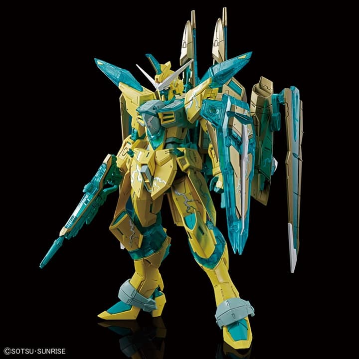 1/100 MG Justice Gundam (Cross Contrast Color/ Clear Green) - HobbyConnect