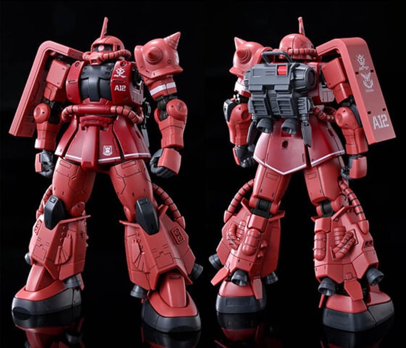 1/144 HG Zaku II Char High Mobility Type (Char Aznable Custom ...